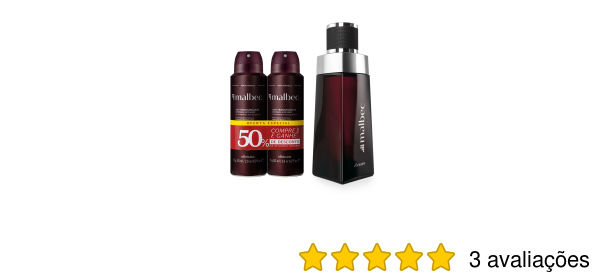 Combo Malbec: Desodorante Colônia 100ml + Desodorante Antitranspirante 2x75g/125ml | O Boticário